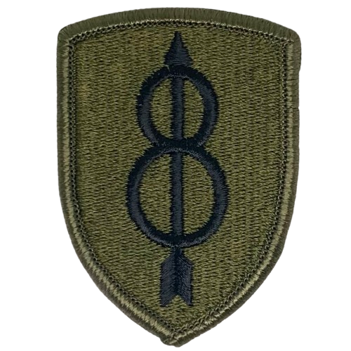 U.S. Army 8th Infantry Division Patch – GRANDPOPSARMYNAVY