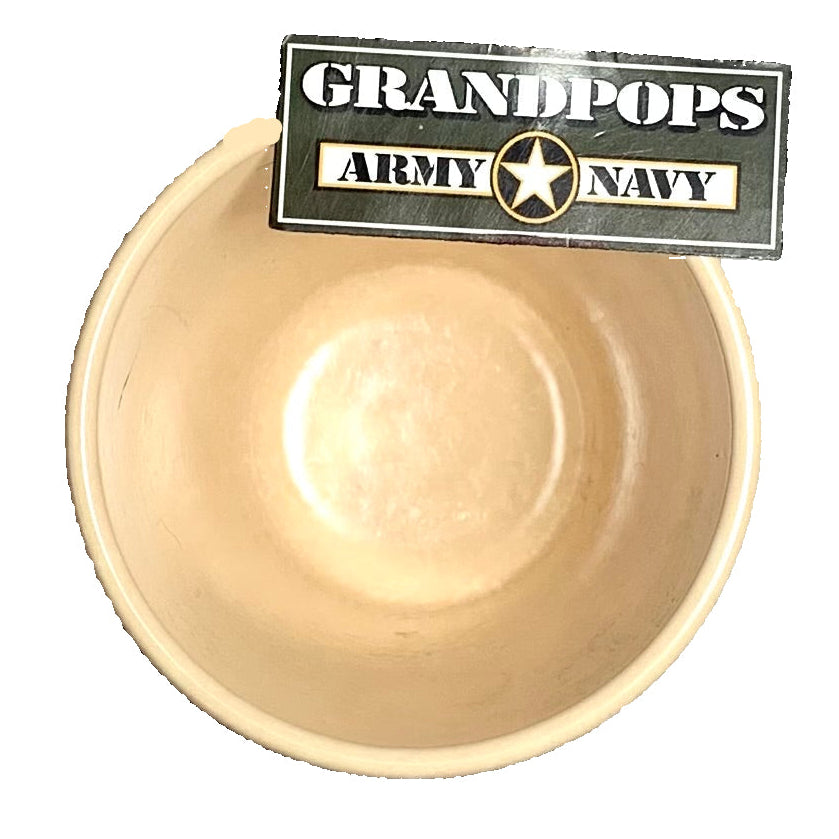 U.S. Military Melmac Tan Melamine Mess Tumbler – GRANDPOPSARMYNAVY