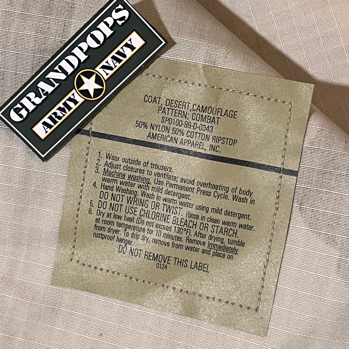U.S. Military DCU 3-Color Tri-Desert Camo Rip-Stop BDU Jacket USA MADE ...