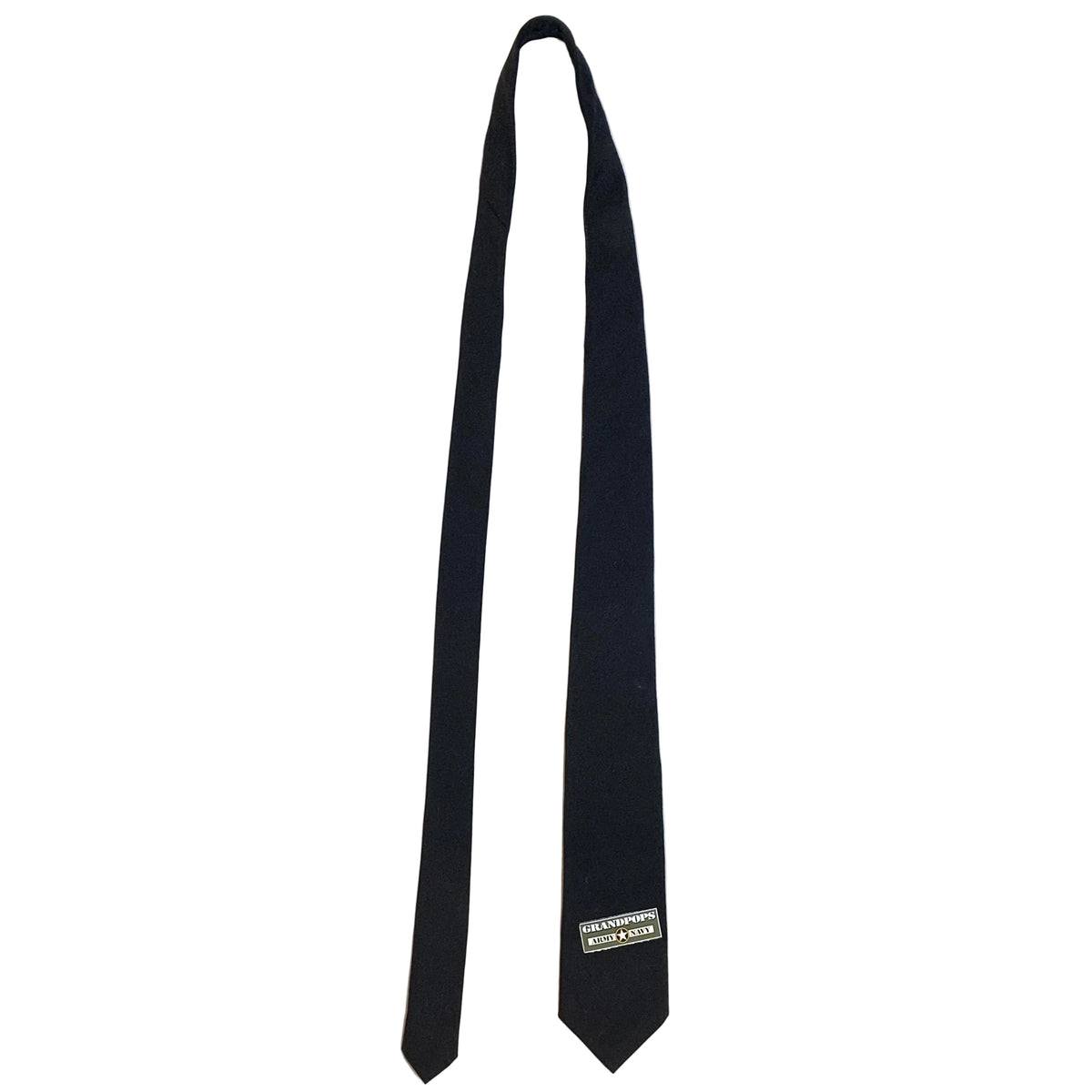 U.S. Army Man's Black 439 Class 5 Tropical Poly/Wool Necktie ASU ...