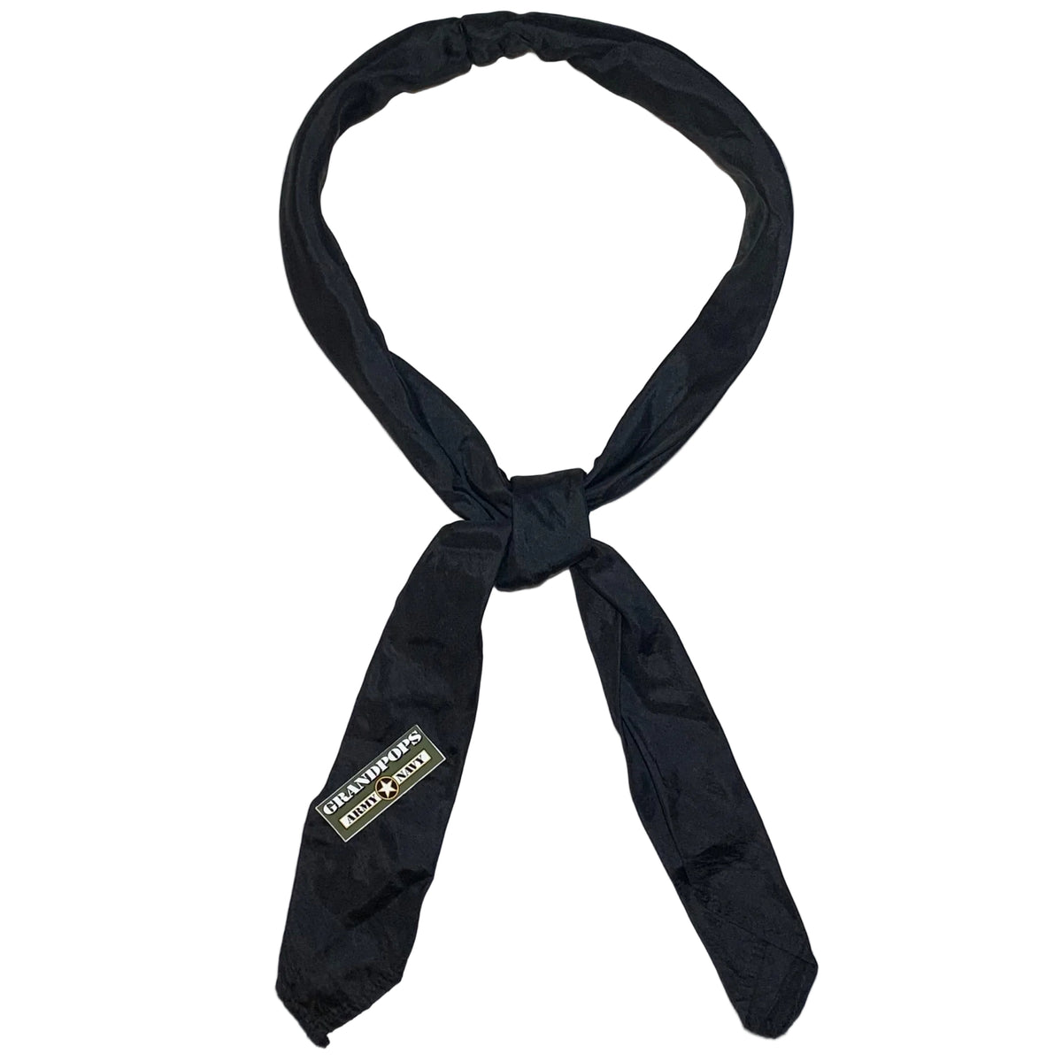 U.S. Navy Vietnam War Era Black Polyester Neckerchief – GRANDPOPSARMYNAVY