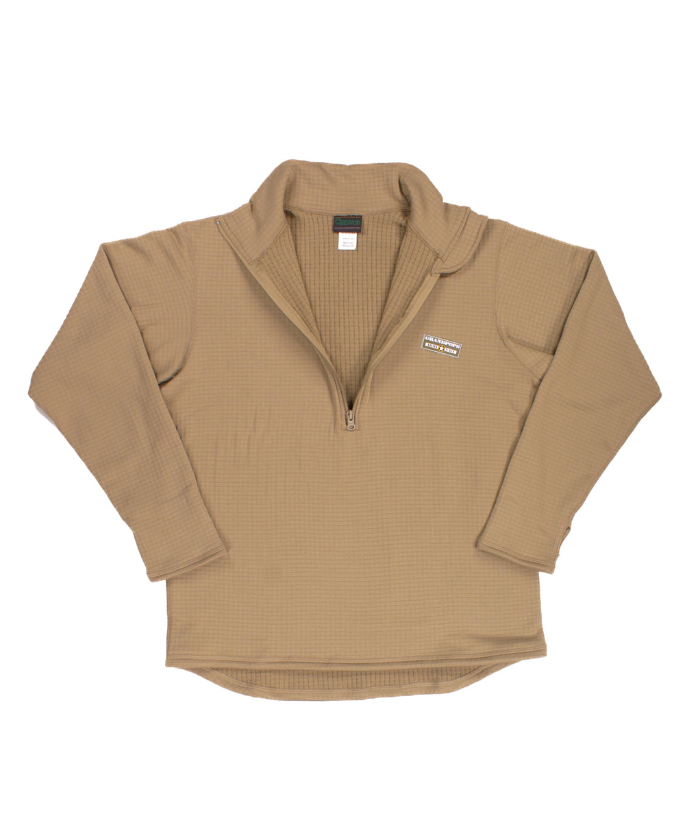 U.S. Military Tan499 ECWCS Gen III Mid-Weight Underwear Waffle Top (Le ...