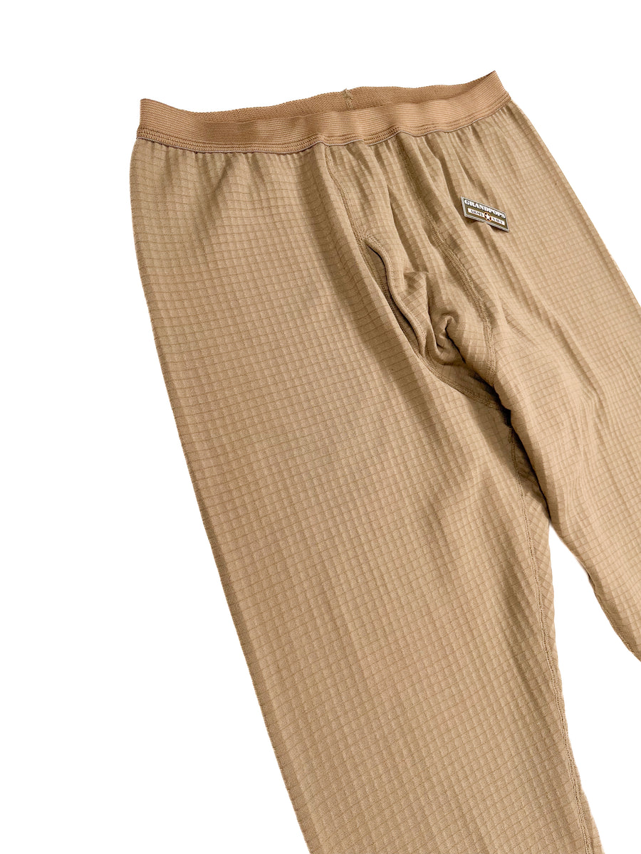 U.S. Military Tan499 ECWCS Gen III Mid-Weight Underwear Waffle Bottom ...
