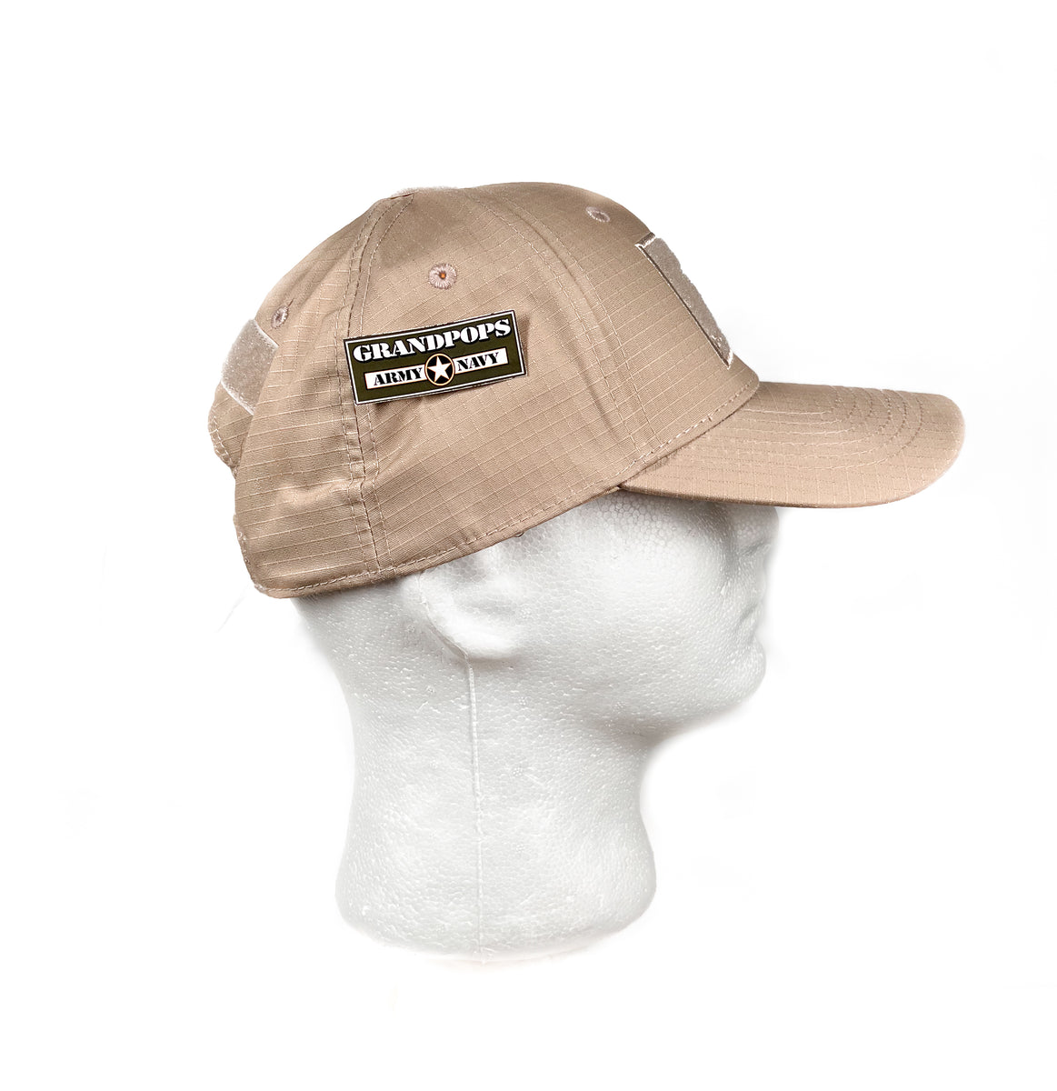 Khaki Tactical Contractor Adjustable Rip-Stop Operator Cap ...