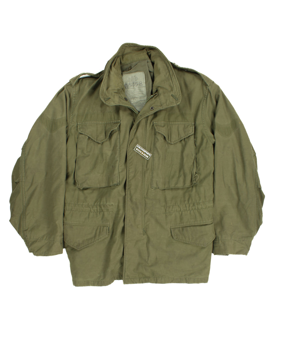 U.S. Military Original OD Green M65 Cold Weather Field Jacket USED ...