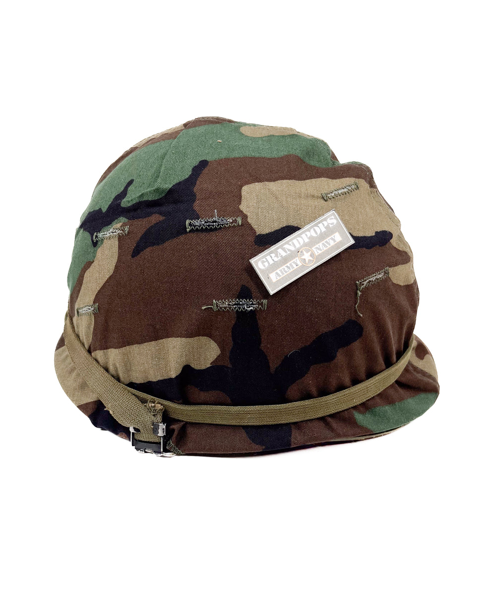 U.S. Cold War Original M81 Woodland Camo M1 Helmet Cover ...