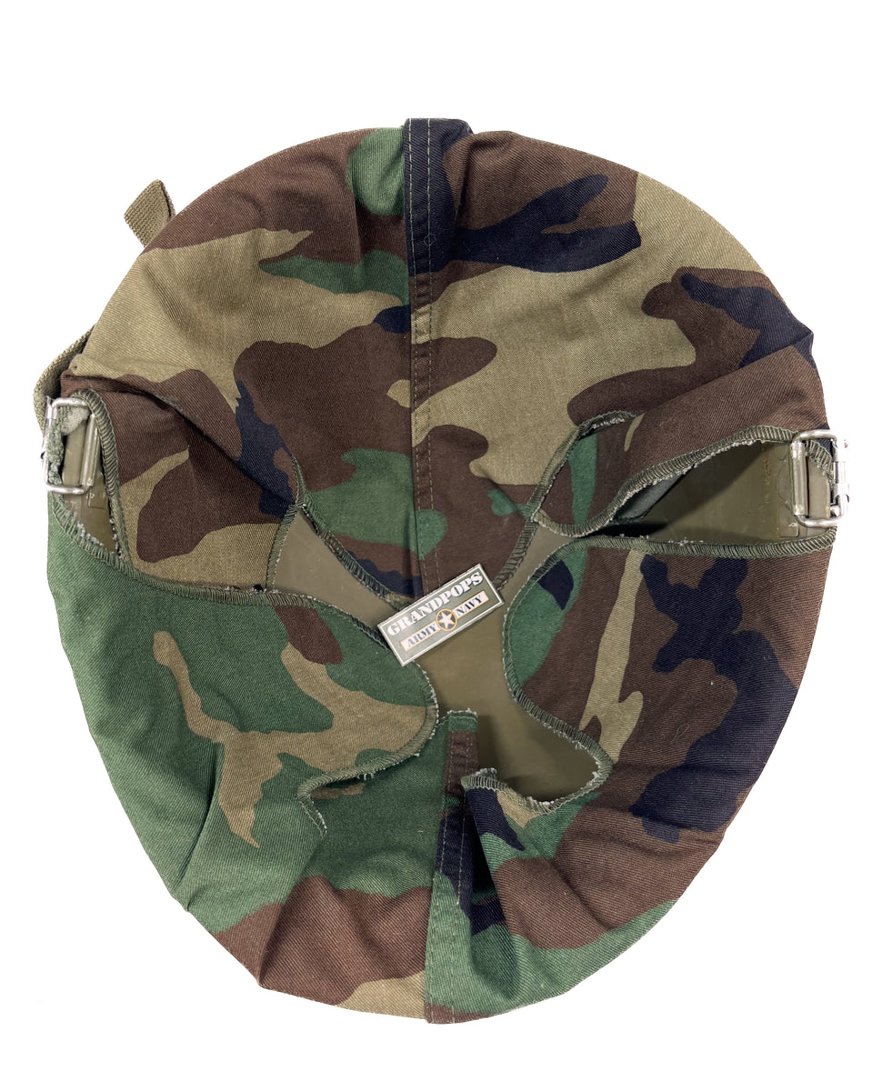 U.S. Cold War Original M81 Woodland Camo M1 Helmet Cover ...