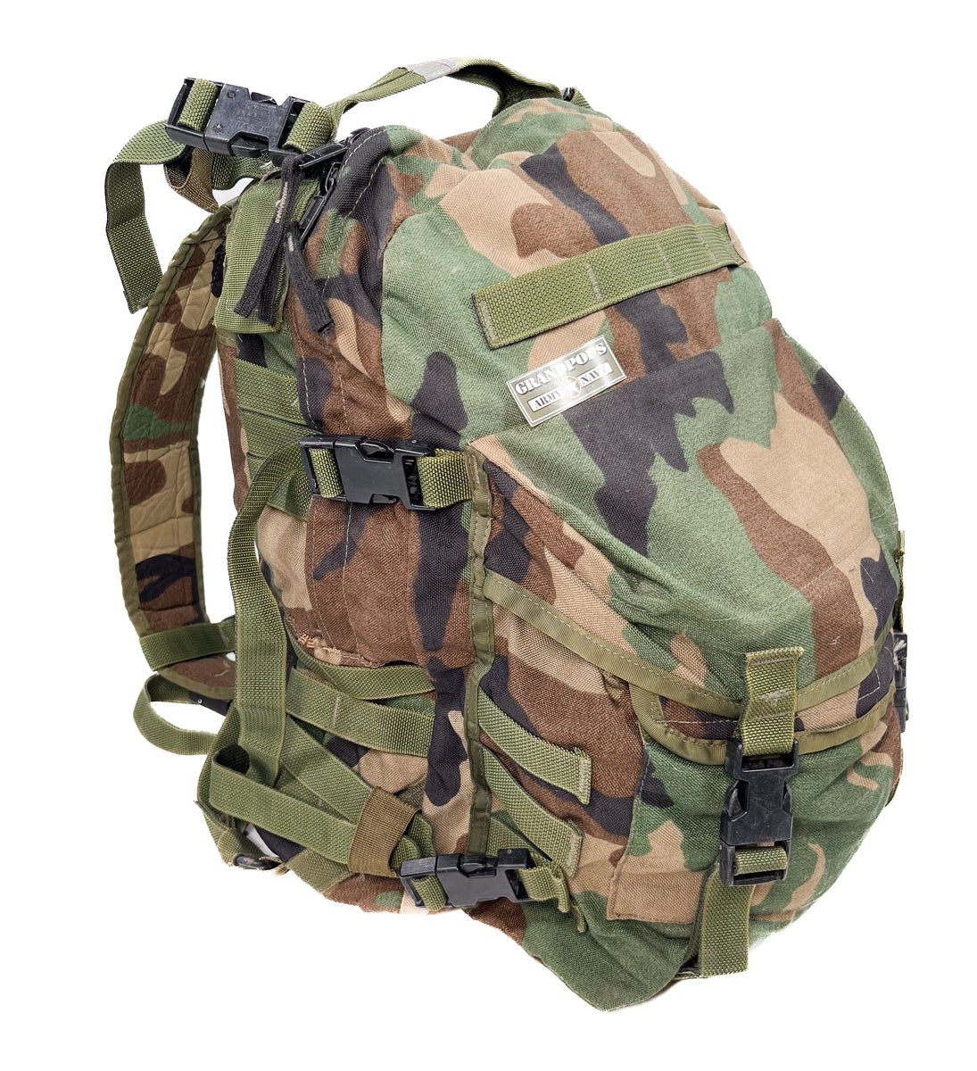 U.S. Military M81 Woodland Large MOLLE 3 Day Assault Pack USED ...