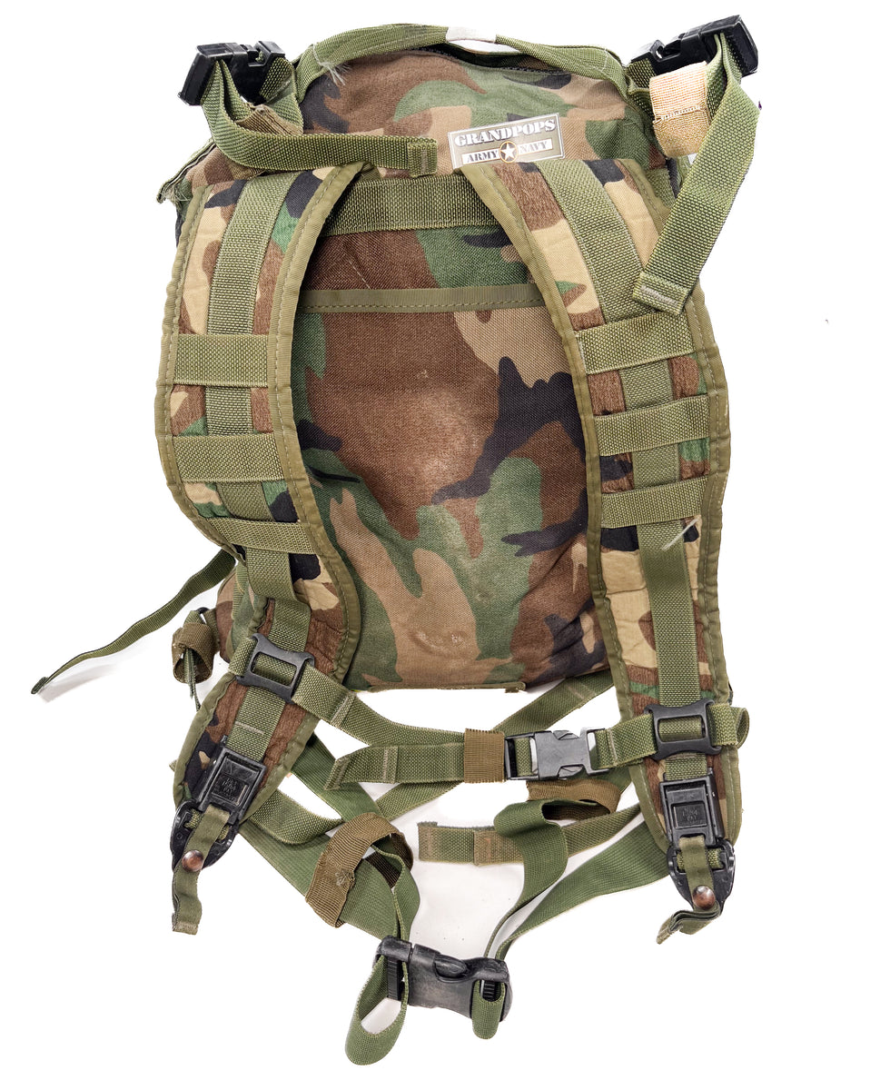 U.S. Military M81 Woodland Large MOLLE 3 Day Assault Pack USED ...