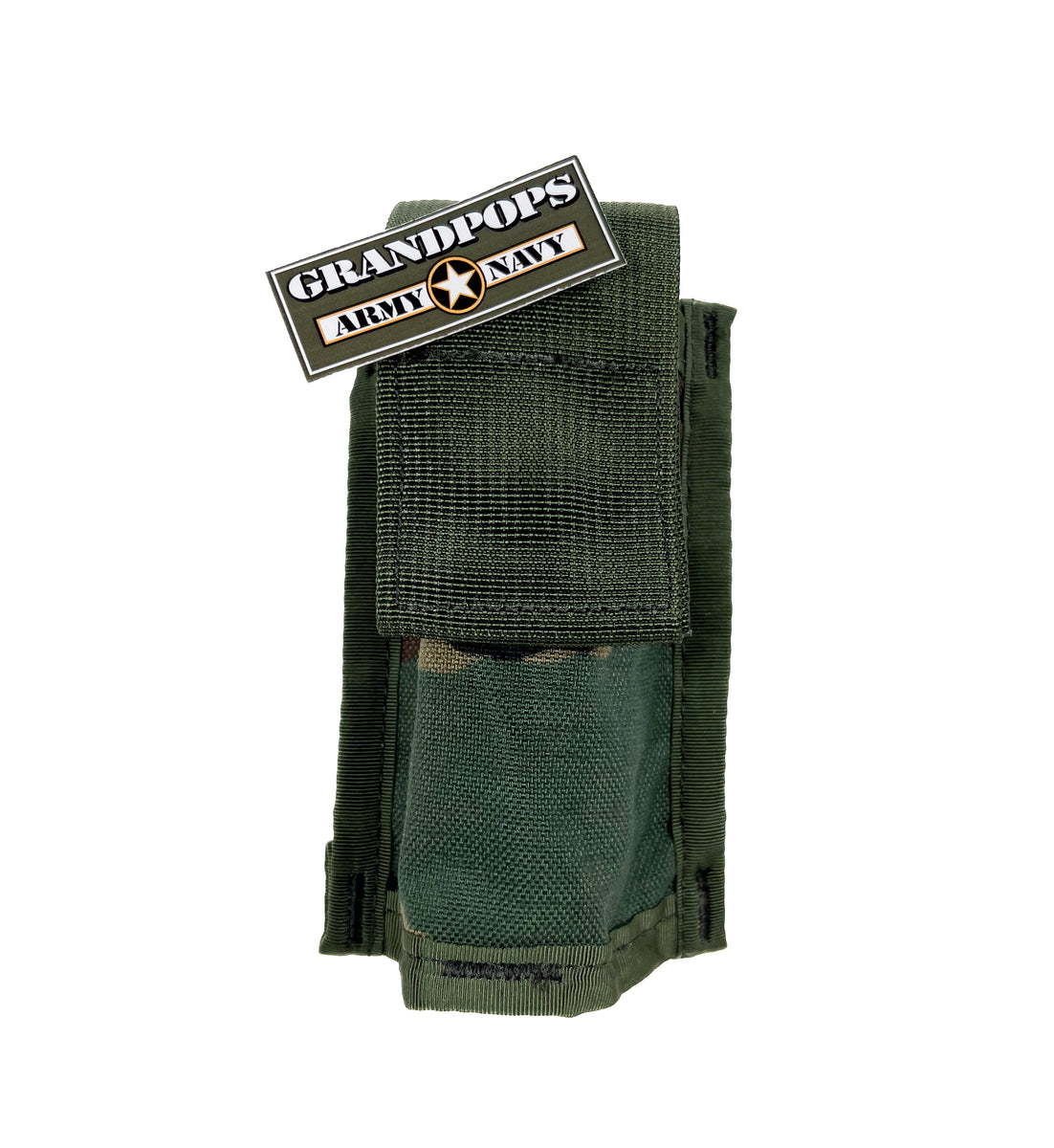 U.S. GI M81 Woodland 40MM Single Pouch USED – GRANDPOPSARMYNAVY