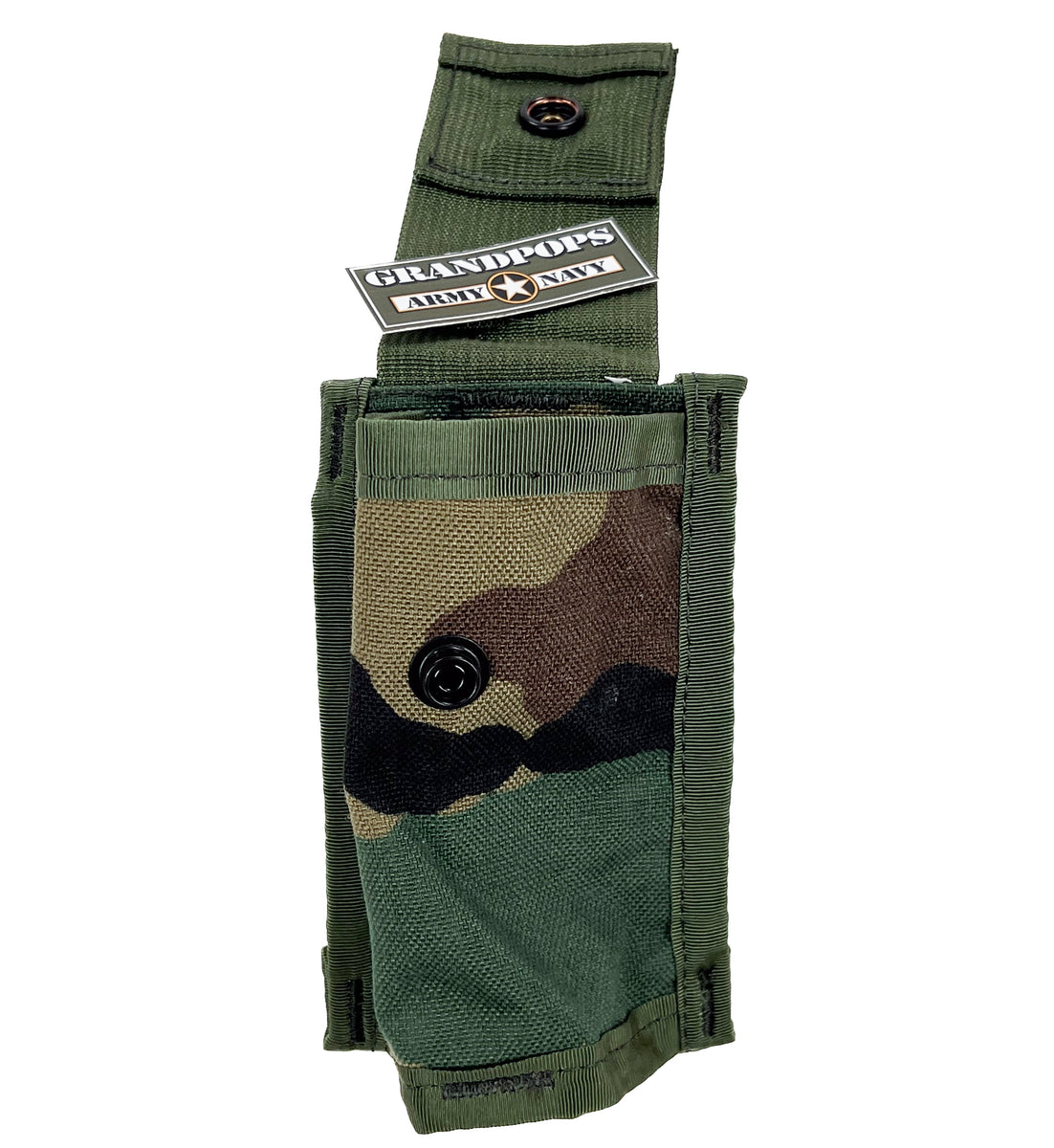 U.S. GI M81 Woodland 40MM Single Pouch USED – GRANDPOPSARMYNAVY