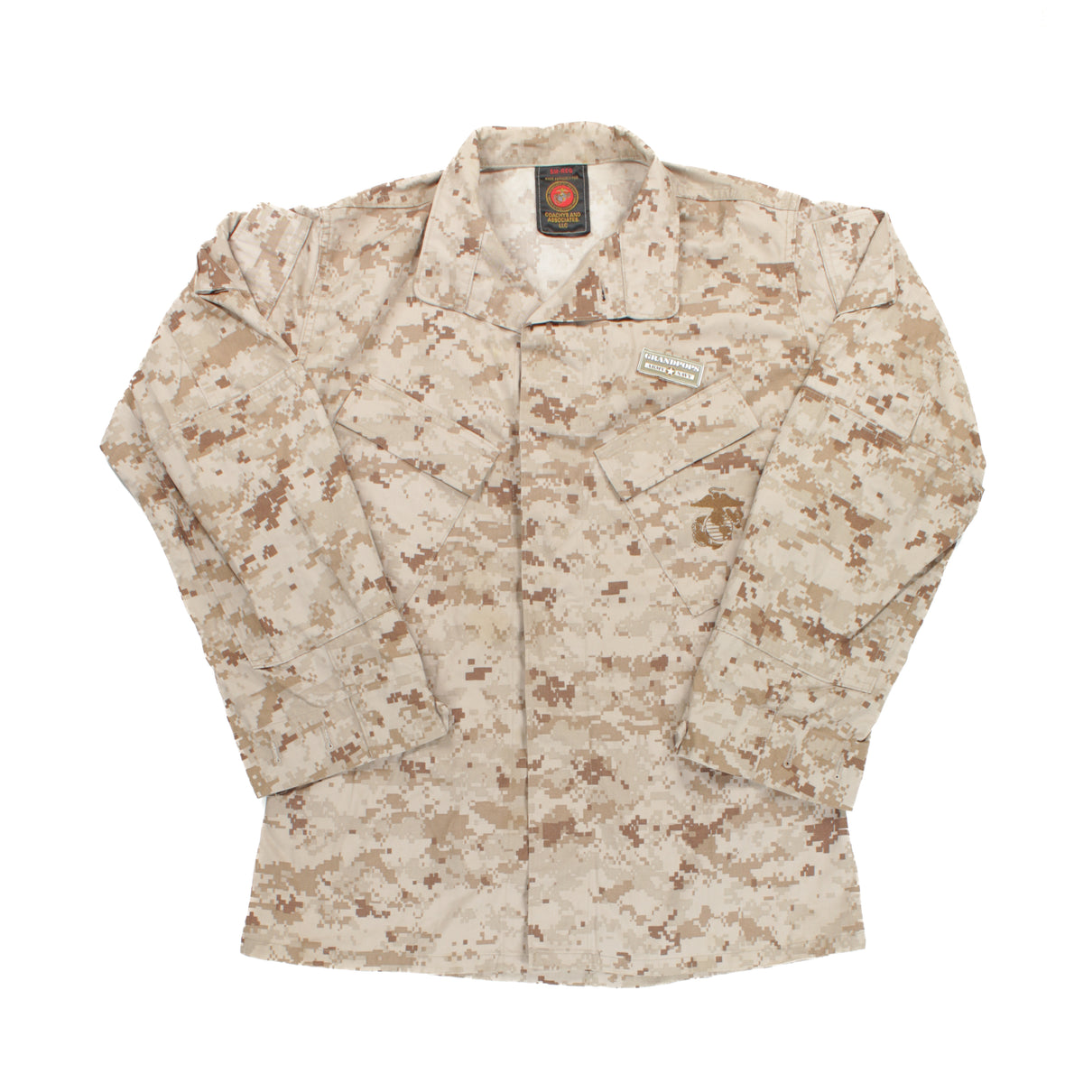 USMC Desert MARPAT Digital Camo Twill Blouse – GRANDPOPSARMYNAVY