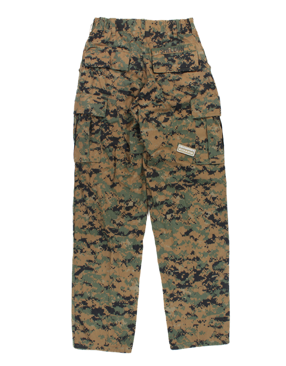USMC Woodland MARPAT Digital Camo Twill Trousers – GRANDPOPSARMYNAVY