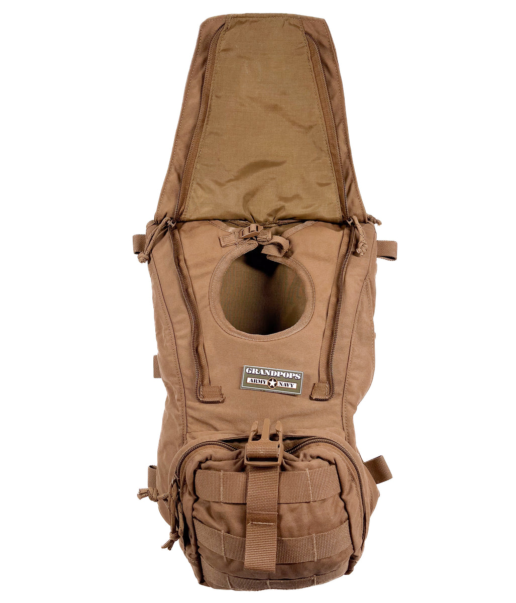 USMC Coyote Brown FILBE 100oz Hydration Pack USED – GRANDPOPSARMYNAVY