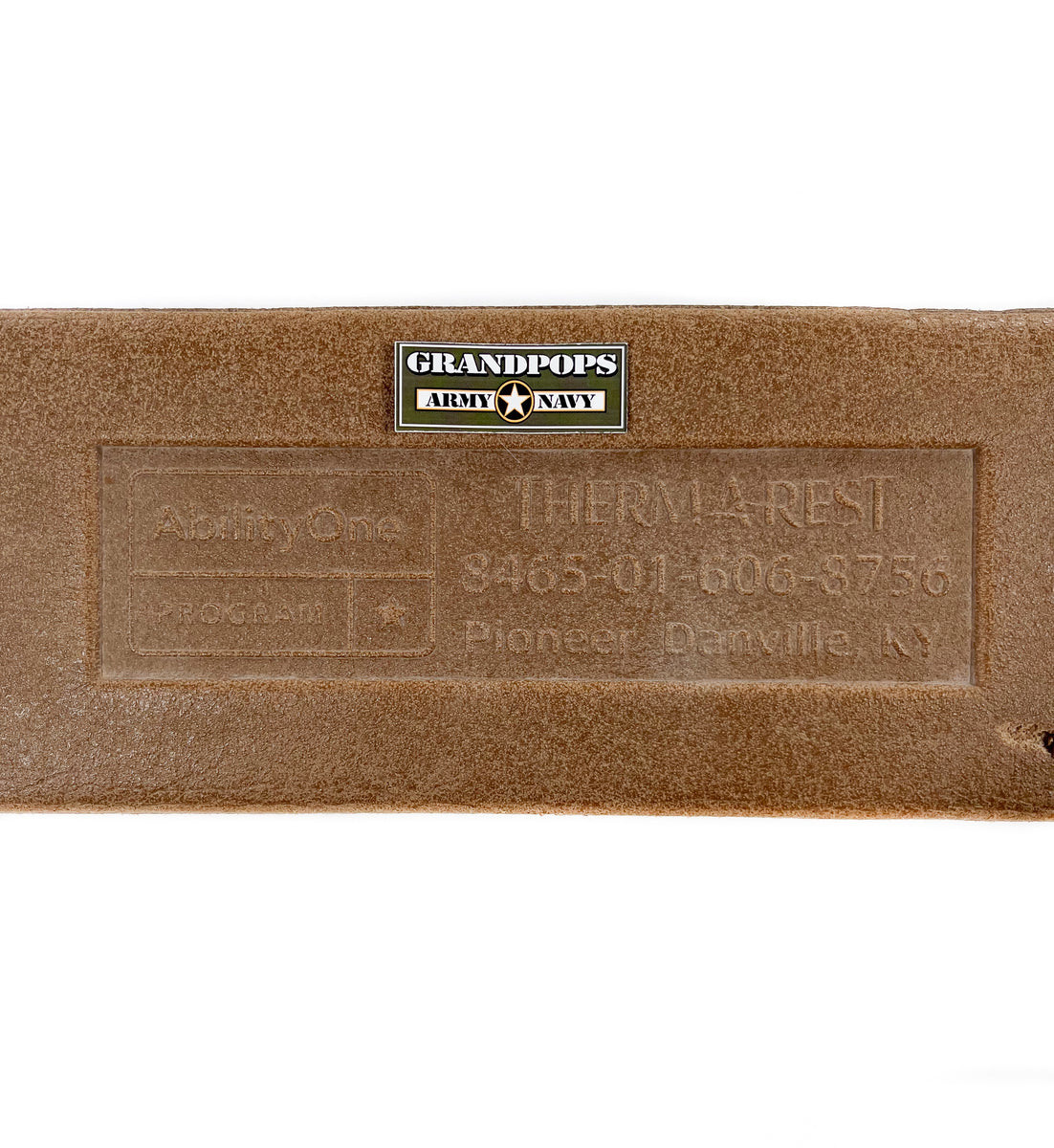 USMC Coyote Brown Improved Sleeping Mat/ ISO Pad Fold-Up Foam Sleeping ...