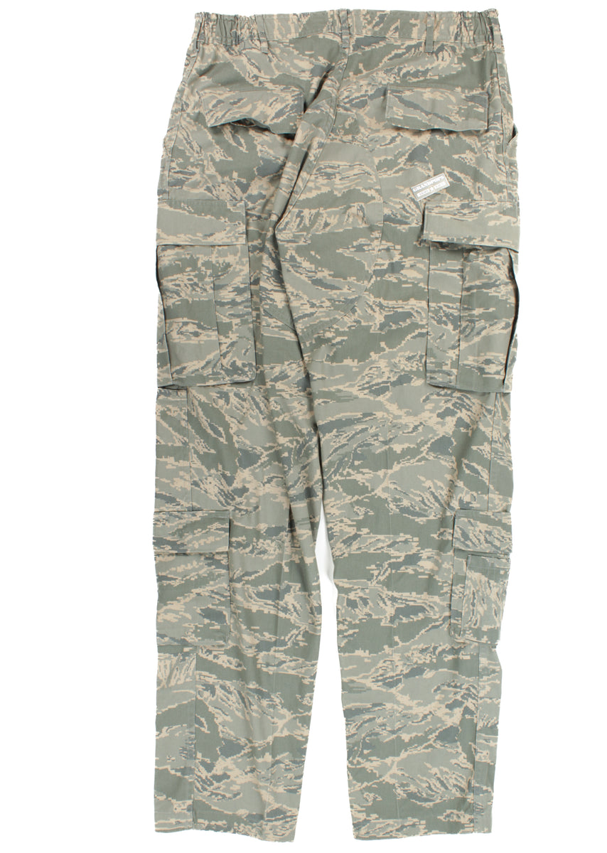 U.S. Air Force Men's ABU Digital Tiger Stripe Pants 50/50 NyCo Rip-Sto ...