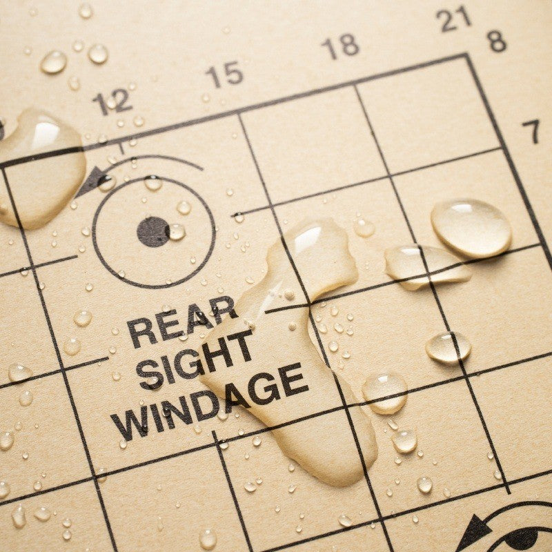 Military All-Weather 25M ZEROING TARGET - M16A2/M16A4/M4/AR15 ...