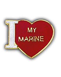 USMC I Heart My Marine Pin – GRANDPOPSARMYNAVY