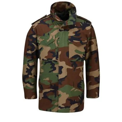 M81 Woodland Camo 50/50 NyCo Twill M65 Field Jacket PROPPER ...