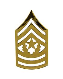 Army E-9 Command Sergeant Major Gold Rank Pin – GRANDPOPSARMYNAVY