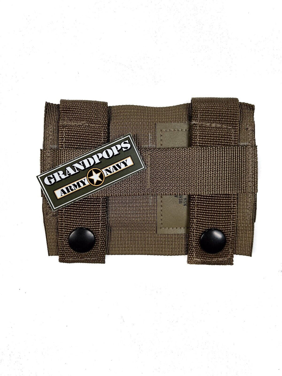 U.S. GI Coyote Brown MOLLE K-BAR Knife Adapter USED – GRANDPOPSARMYNAVY