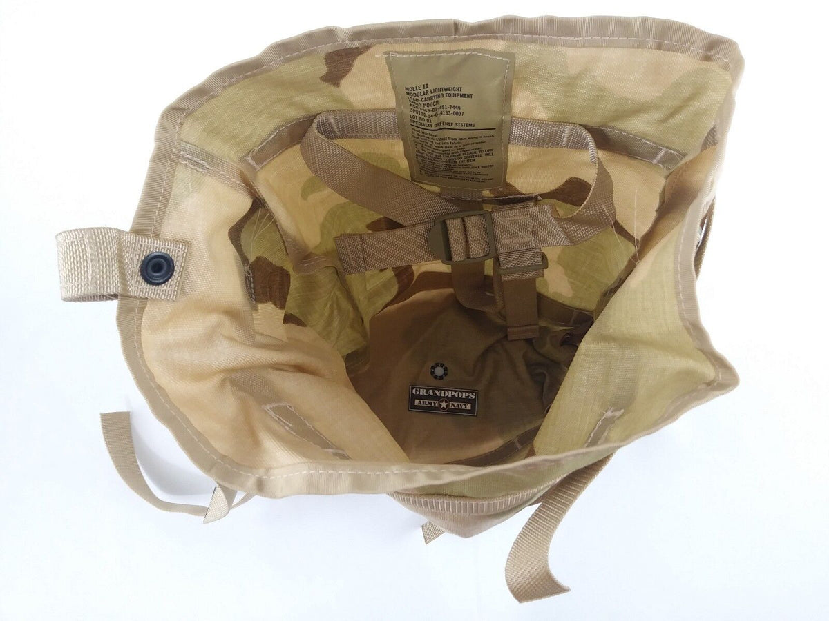 U.S. Military DCU 3 Color Desert Camo Radio Pouch Molle II ...