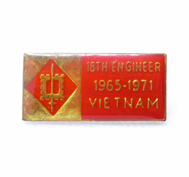 18th Engineer Brigade 1965-1971 Vietnam Tour Pin – GRANDPOPSARMYNAVY