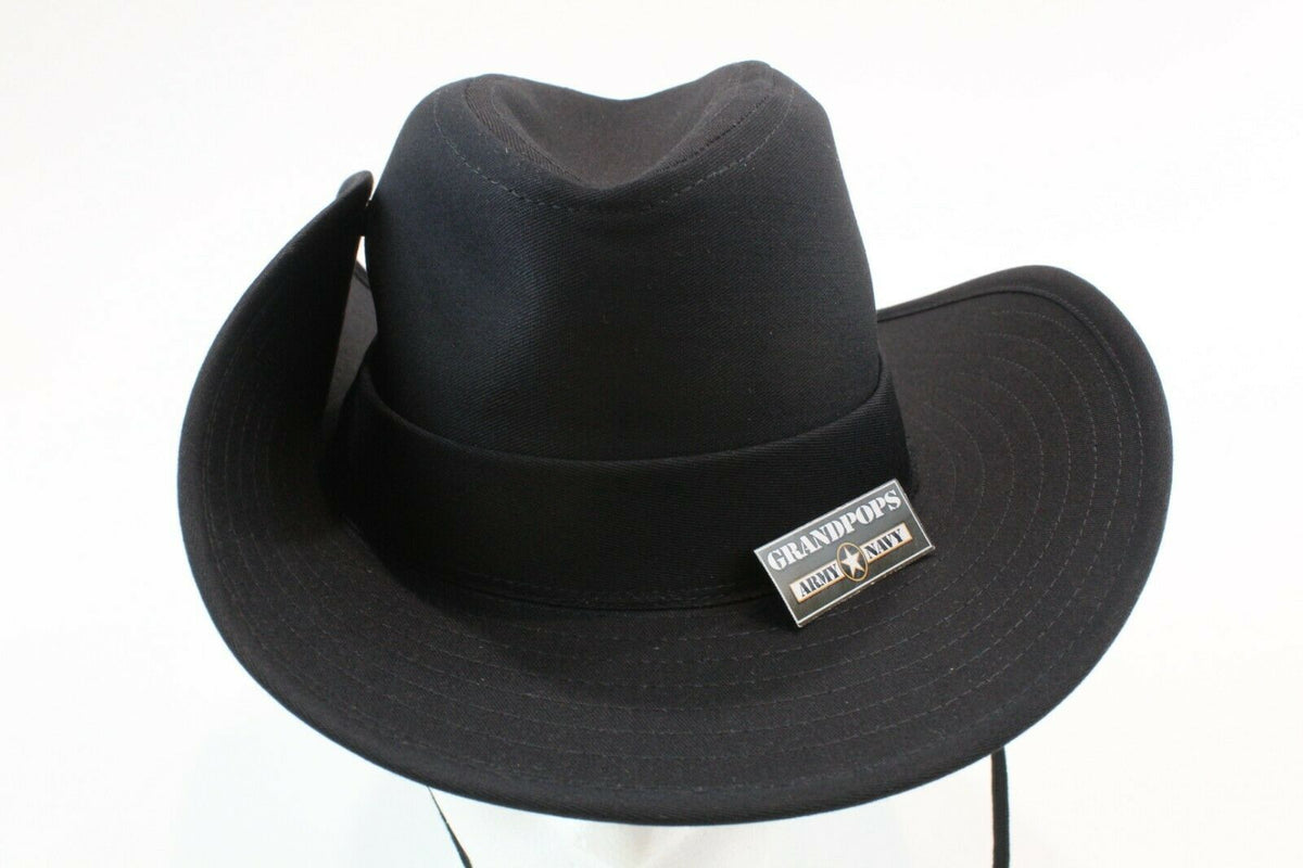 Australian Bush Hat Black Made In USA – GRANDPOPSARMYNAVY